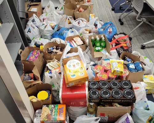 Campus Food Drive Exceeds Expectations