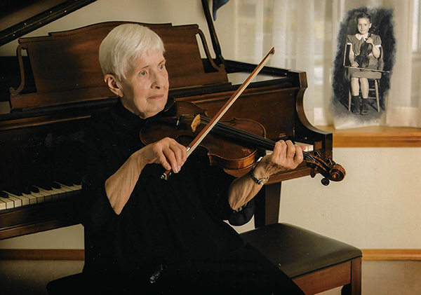 Longtime orchestra member donates violin to CC